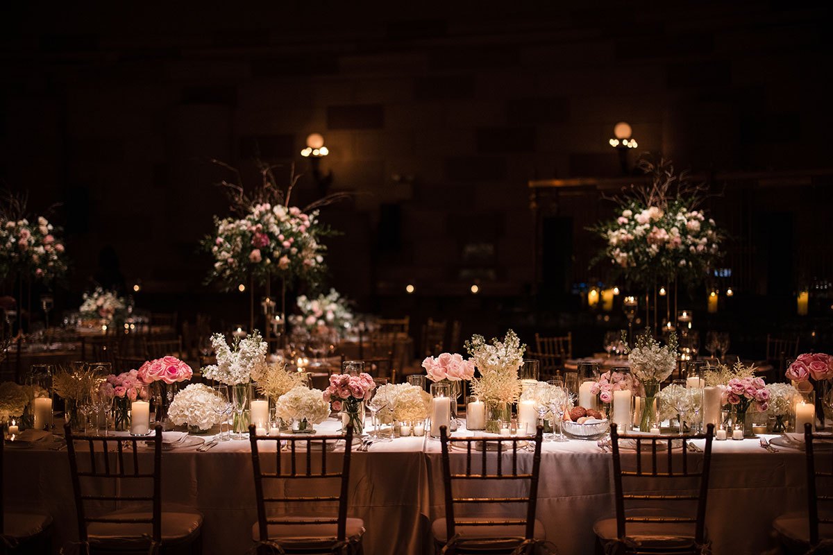 Long Tablescapes | Our Wedding Floral Designs |Bride & Blossom, NYC ...
