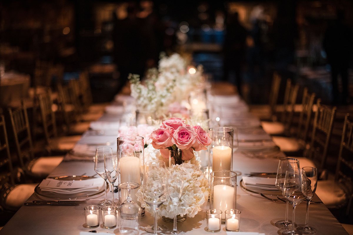 Long Tablescapes | Our Wedding Floral Designs |Bride & Blossom, NYC ...
