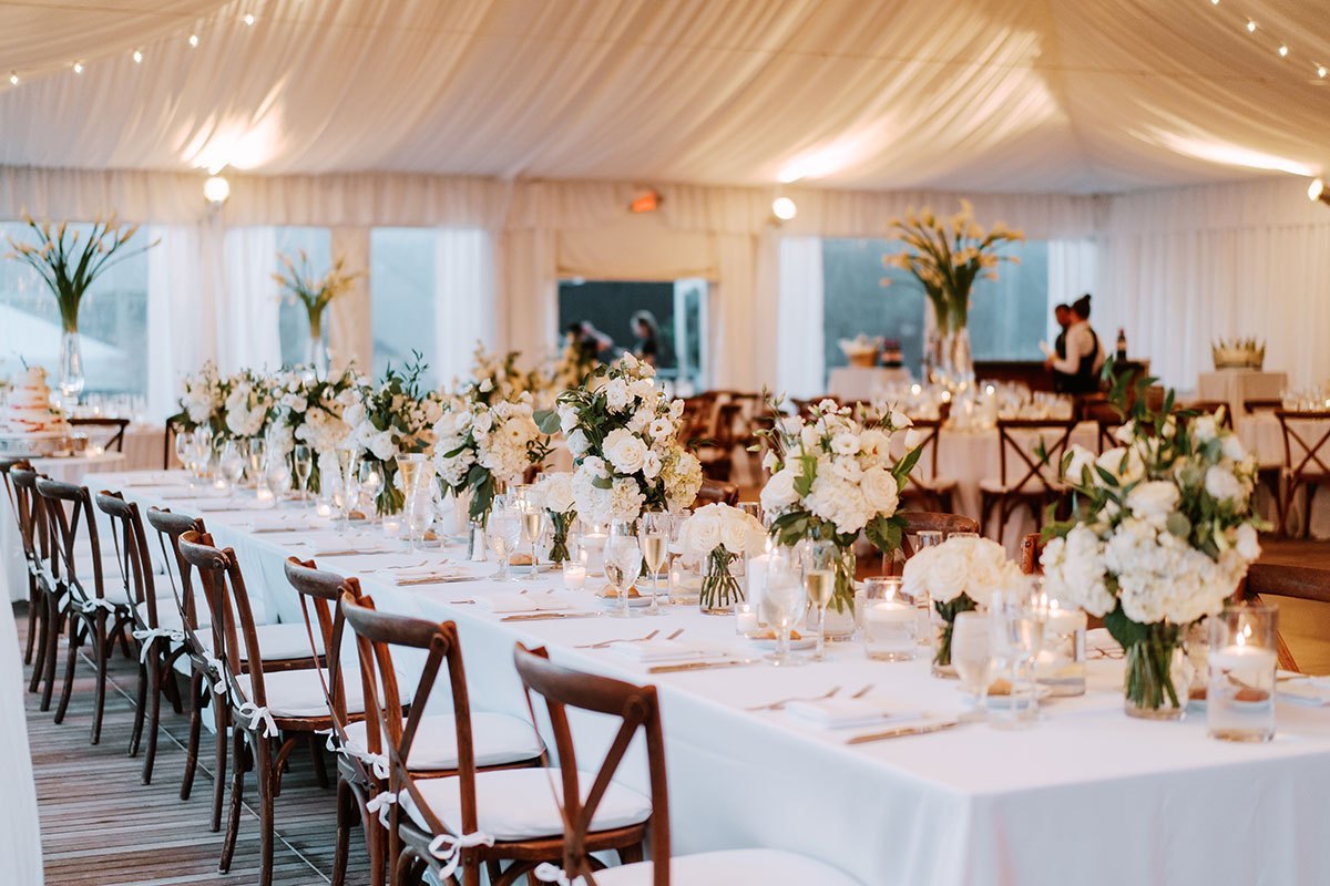 Long Tablescapes | Our Wedding Floral Designs |Bride & Blossom, NYC ...
