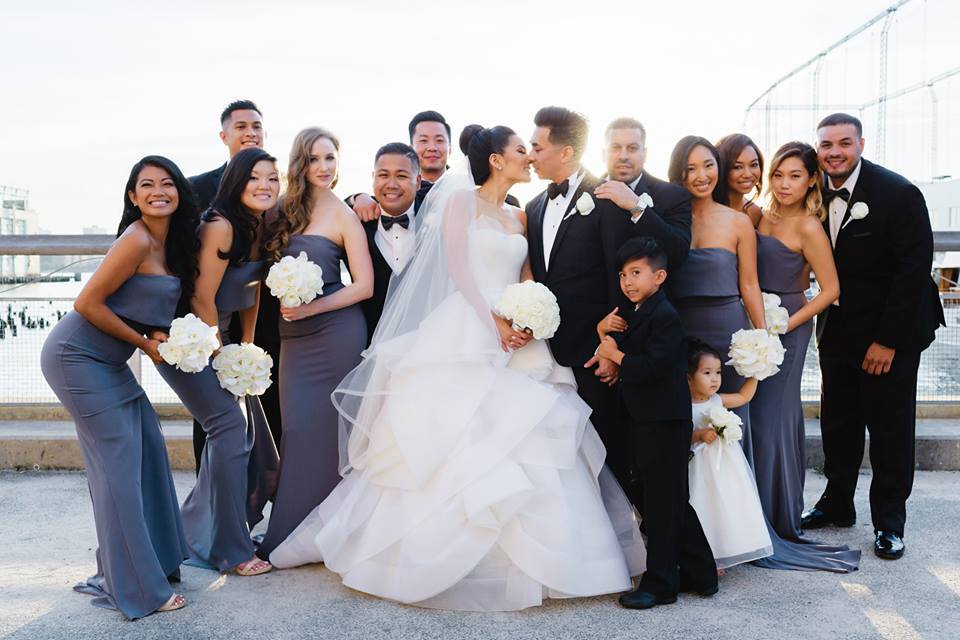 Patricia & Ray – White Rose Bouquet – Current Chelsea Piers (7) | Bride ...
