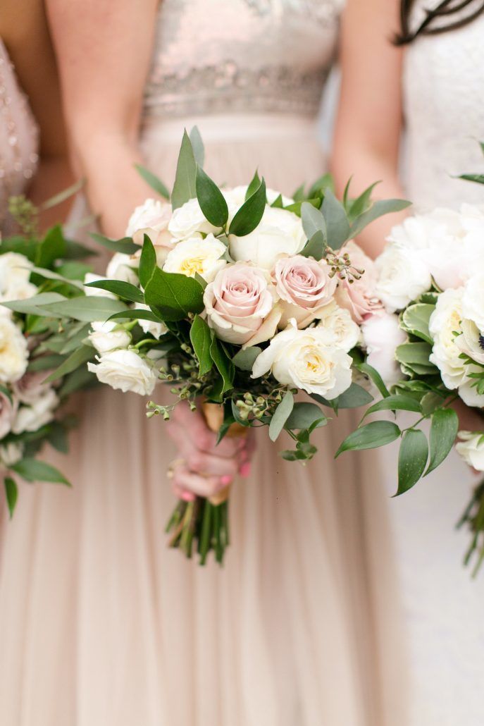 Kristen & Tom – Garden Rose Quicksand Rose Spray Rose Lemon Leaf Seeded ...