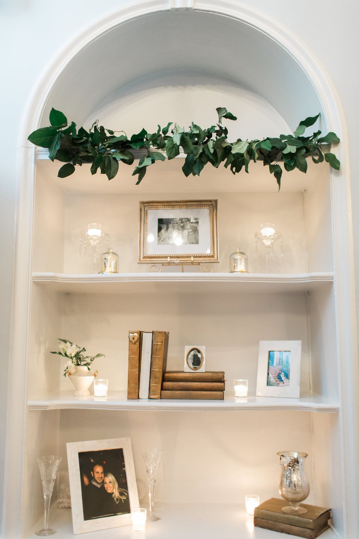 Paige and Mark – Alcove Greenery – Low Centerpiece – India House ...