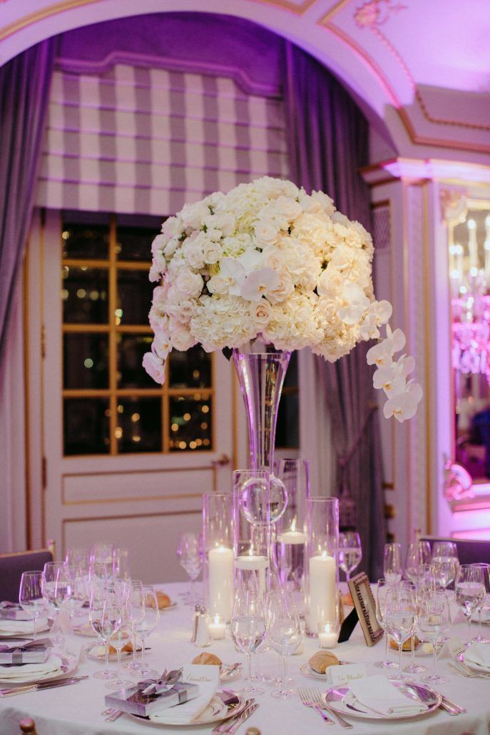 Jessica & Bernard Wedding – High Centerpiece – St. Regis – By Samm ...
