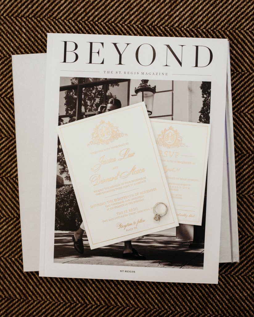 Jessica & Bernard Wedding – Invitations – St. Regis – By Samm Blake ...