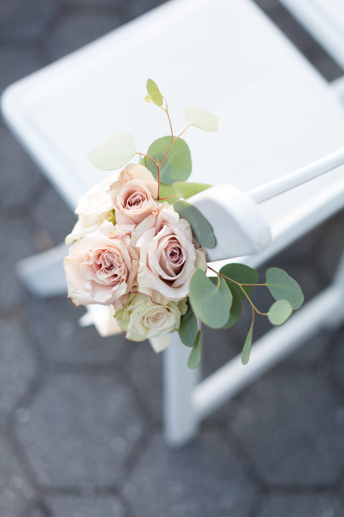 Kelly & James Wedding – Chair Flowers – Battery Gardens – by Angel ...