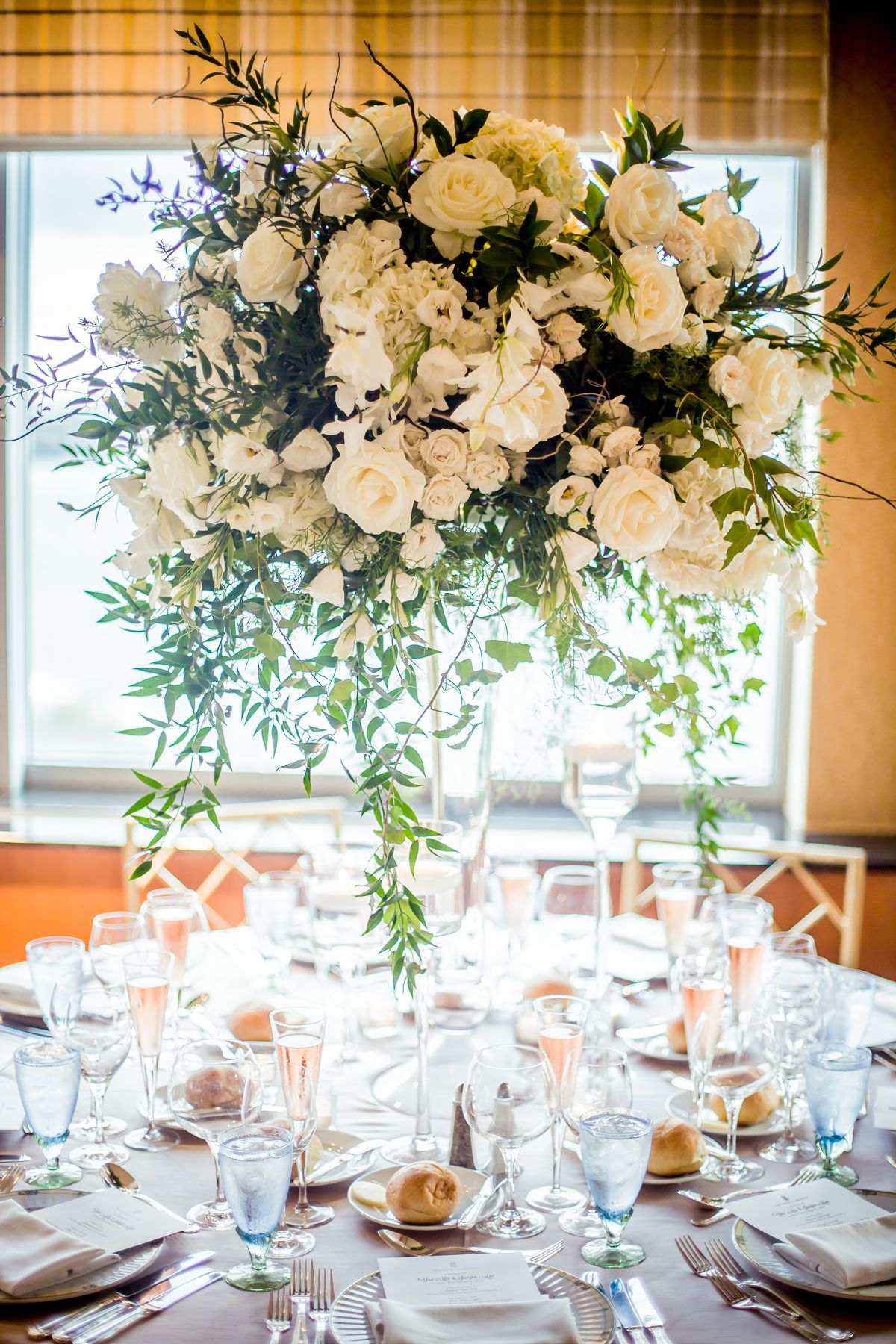 Yue & Junji Wedding – High Centerpiece – Ritz Carlton Battery Park ...