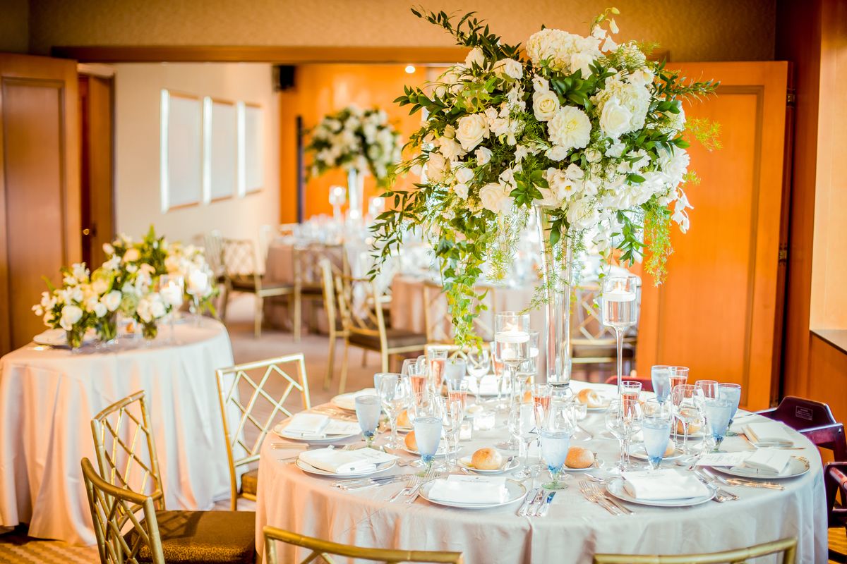 Yue & Junji Wedding – High Centerpiece – Ritz Carlton Battery Park ...